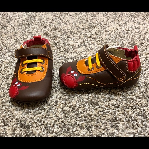 Robeez | Shoes | New Robeez Brown Crab Leather Shoes | Poshmark